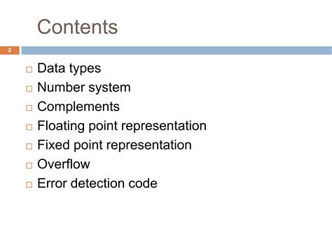 Computer Architecture Data Representation Pptx