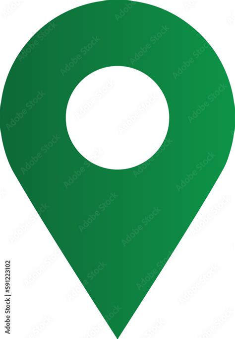 Location Icon Pin Location Icon Green Color Vector Map Icon Stock Vector Adobe Stock