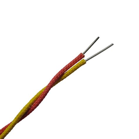 High Temperature Fiberglass Insulated Twisted Pair Thermocouple Wire