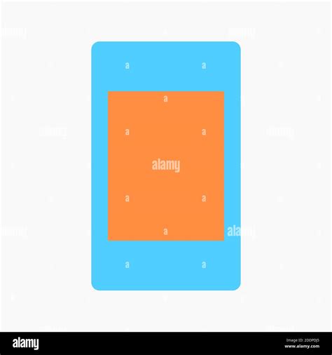 mobile phone icon with portrait orientation as symbol for locked