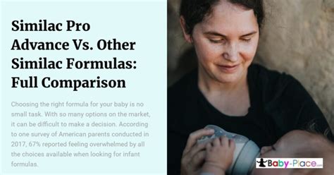 Comparing Pro Advance Vs Other Similac Formulas