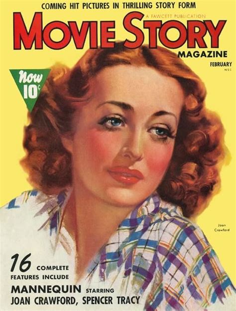 Joan On The Cover Of Movie Story Magazine 1938 Joan Crawford Joan