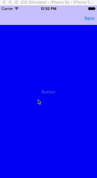 Objective C Ios Interactive Transition Nav Bar Shown Broken Stack Overflow
