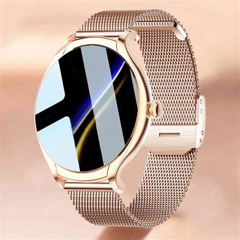 New Smart Watches Women HD Large Full Display Screen Custom Dial Voice Calling Sport Fitness
