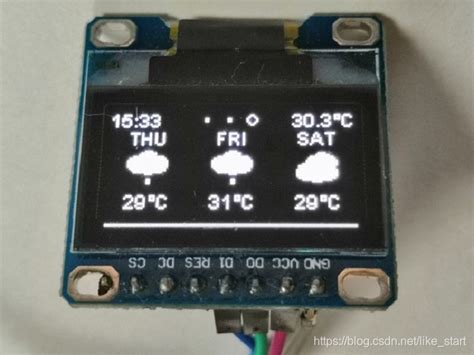 【零知esp8266项目篇】1 Oled天气时钟include Csdn博客