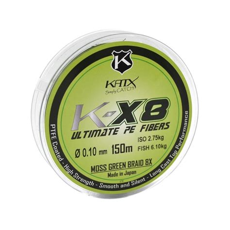 Fio Katx K X8 Moss Green Braid 150m J Amorim Dias