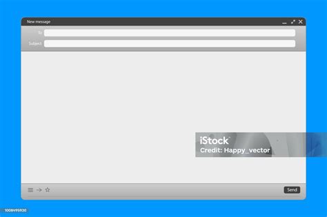 크리에이 티브 벡터 일러스트 레이 션과 이메일 메시지 인터페이스의 투명 한 배경에 고립 된 형태로 보냅니다 아트 디자인 메일 빈 이랑 서식 파일입니다 추상 개념 메일 페이지
