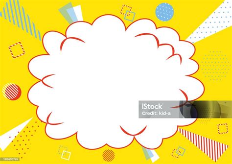Gelembung Ucapan Komik Dan Garis Efek Pola Geometris Ilustrasi Stok Unduh Gambar Sekarang Istock