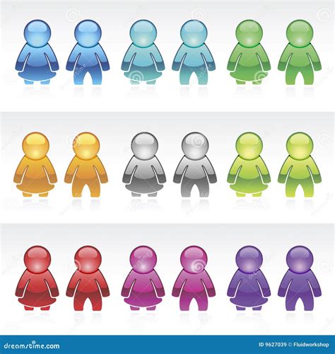 Vector Shiny Users Stock Vector Illustration Of Build 9627039