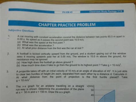 Kinematics Questions Sarthaks Econnect Largest Online Education Community