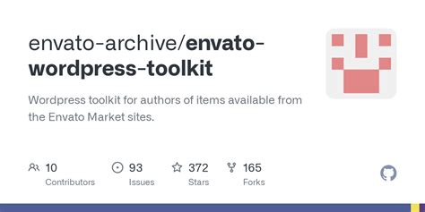 Github Envato Archiveenvato Wordpress Toolkit Wordpress Toolkit For