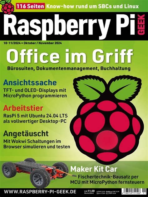 raspberry pi geek 10 11 2024 download pdf magazines deutsch