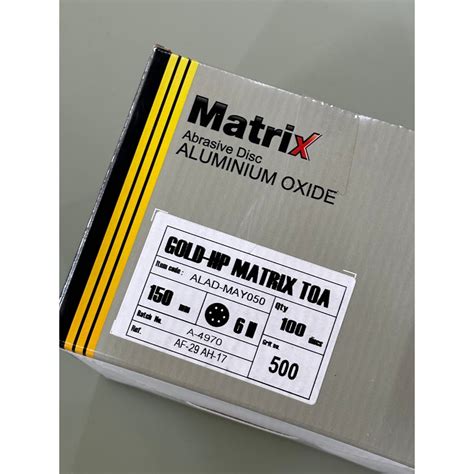 กระดาษทรายกลม ทีโอเอ Toa Maxtrix ขนาด 6 นิ้ว กล่องละ 100 แผ่น Shopee
