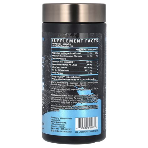 Nutrex Research Lipo 6 Diuretic 80 Capsules