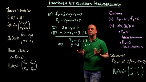 Jakobi Und Hesse Matrix Funktionen Inkl Übung