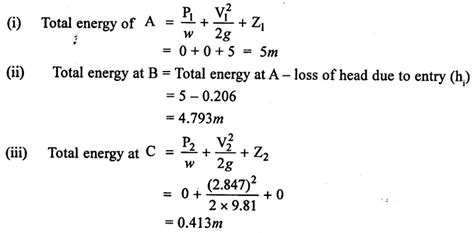 Hydraulic Gradient Line And Energy Gradient Line With Solved Example