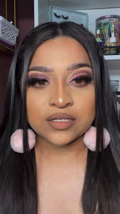 Pinkkk 💗🫶🏼 Pink Eyeshadow Pink Wedding Dress Pink Lips