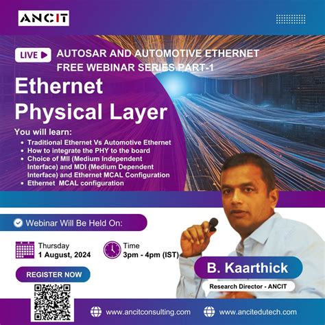 Ancit On Linkedin Automotive Webinars Autosar Ethernet Automotiveethernet Freewebinar…