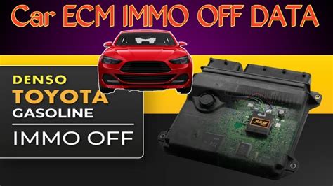 How To Read Write Immo Off Data In EEPROM IC ECM Toyota Suzuki Honda