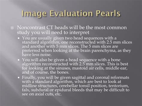 Ppt Neuroradiology Ct Rotation For 1 St Year Radiology Residents