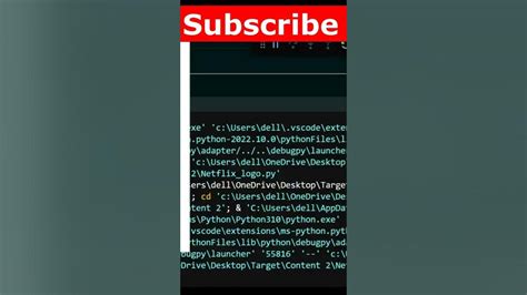 Create Netflix Logo With Python Python Project First Video Python Programming Youtube
