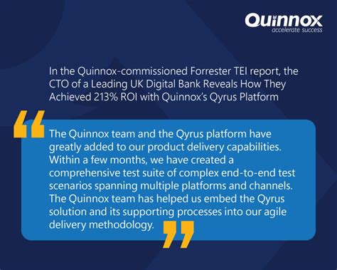 Quinnox On Linkedin Tei Qyrus Automation Softwaretesting Customertestimonial Quinnox…