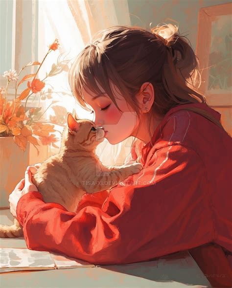 Me And My Cat Mia By Tisa Xi On Deviantart