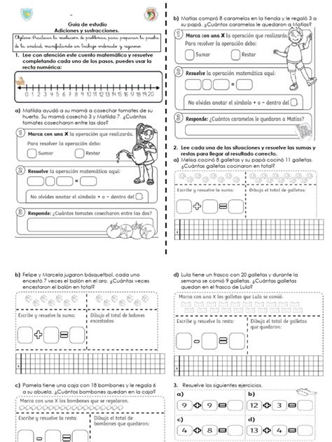 Problemas Matemáticos Para Primer Grado Pdf