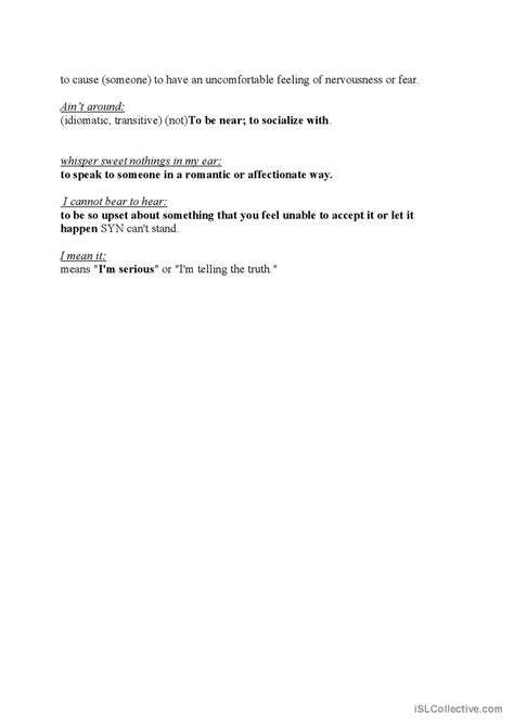 Adele Rumor Has It Idioms Genera English Esl Worksheets Pdf And Doc