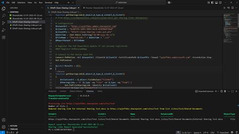 Clean Spo Sharing Links Powershell Pnp Report Csv And Auto Remove Spjeff