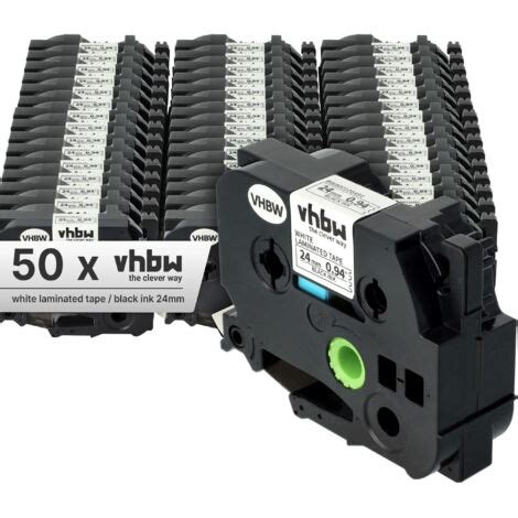 Vhbw X Label Tape Compatible With Brother P Touch H Li H E Vp Pcn P