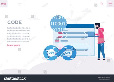 Devops Software Circle Process Plan Code Stock Vector Royalty Free
