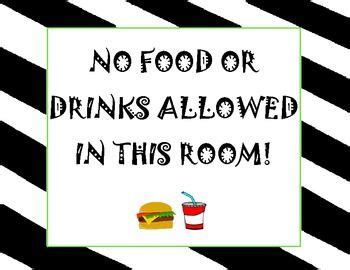No Food In Classroom