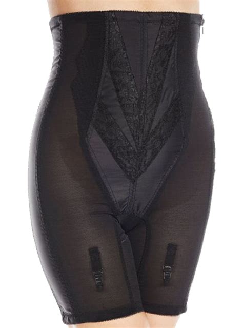 Rago Extra Firm High Waist Long Leg W Zipper Shapewearusa