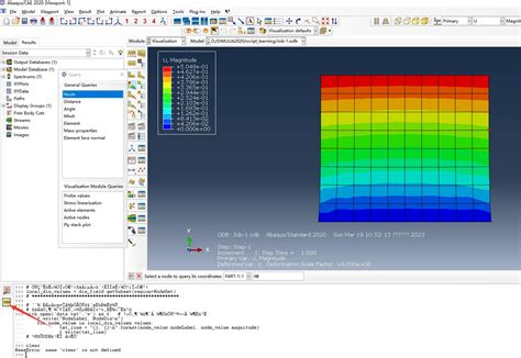 Python提取abaqus后处理节点集合数据并生成文本文件 哔哩哔哩