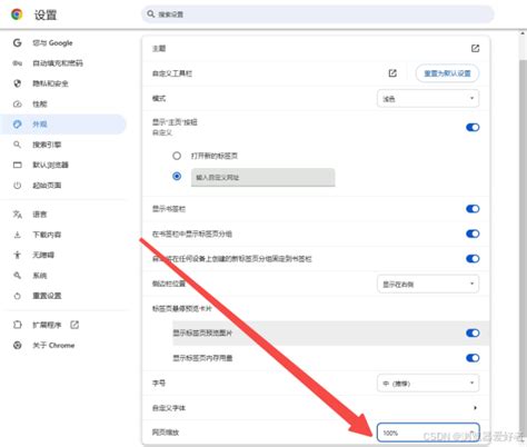 如何在谷歌浏览器中调整网页缩放谷歌浏览器缩放比例怎么设置 Csdn博客