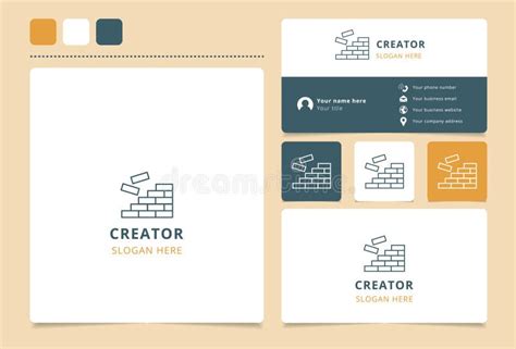 Creator Logo Design With Editable Slogan Branding Book And Business