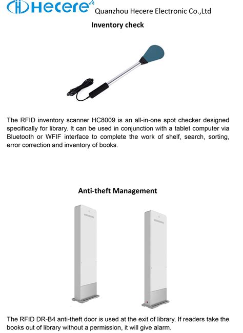 RFID Library Solution Hospital Homecare Imp Exp Co Ltd