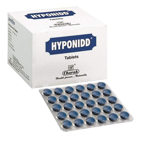 Charak Hyponidd 30 Tablets ஹிந்தியில் பயன்கள் நன்மைகள் பக்க