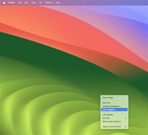 Macos Sonoma Iphone Widgets On The Mac And Mac Widgets On The Desktop