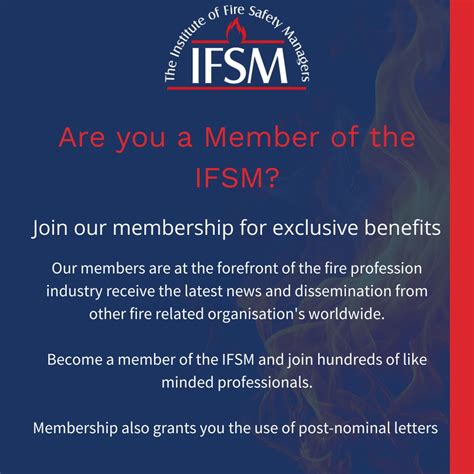 The Institute Of Fire Safety Managers Ifsm On Linkedin Firesafety Ifsm Ifsmmembership