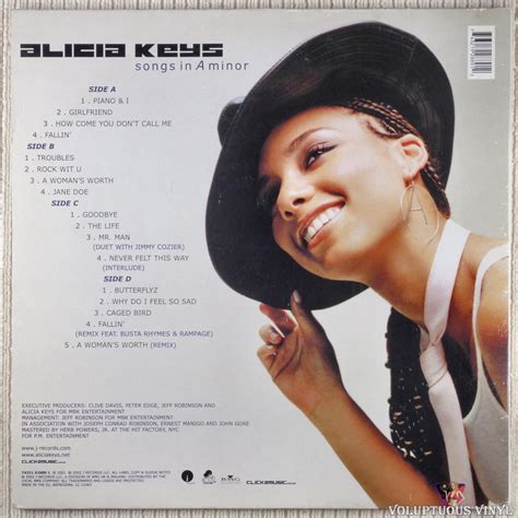 Alicia Keys ‎ Songs In A Minor 2002 2 × Vinyl Lp Album Special