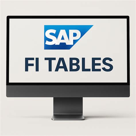 Sap Fi Tables Bkpf Bseg Bsid Ska1 Explained