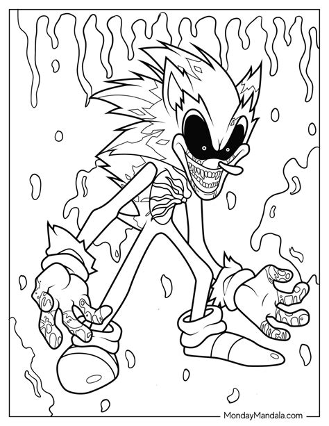 Sonic Exe Printable