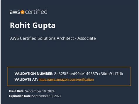 Rohit Gupta On Linkedin Aws Awscertified Cloudcomputing