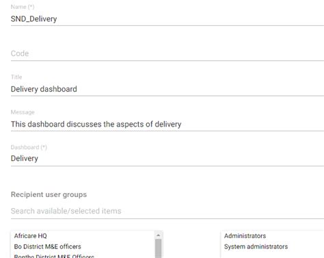 Trainers Guide To Dashboards Dhis2 Documentation