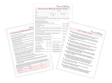 Formulario De Ingesta De Maquillaje Permanente Consentimien Cuotas