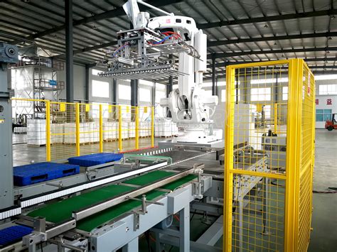 Automatic Robot Palletizing System Wellmore Machine Co Ltd