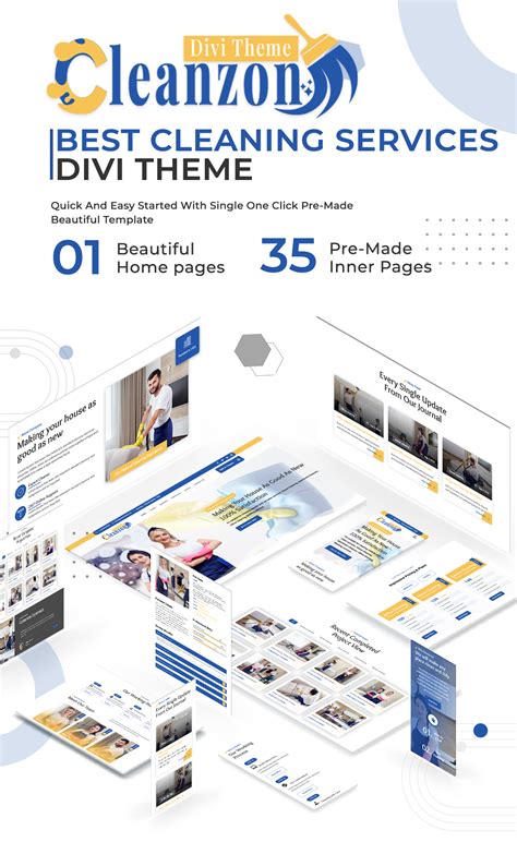 Cleanzon Divi Cleaning Services Theme