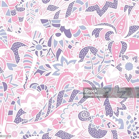 Vector Seamless Ethnic Background Stock Illustration Download Image